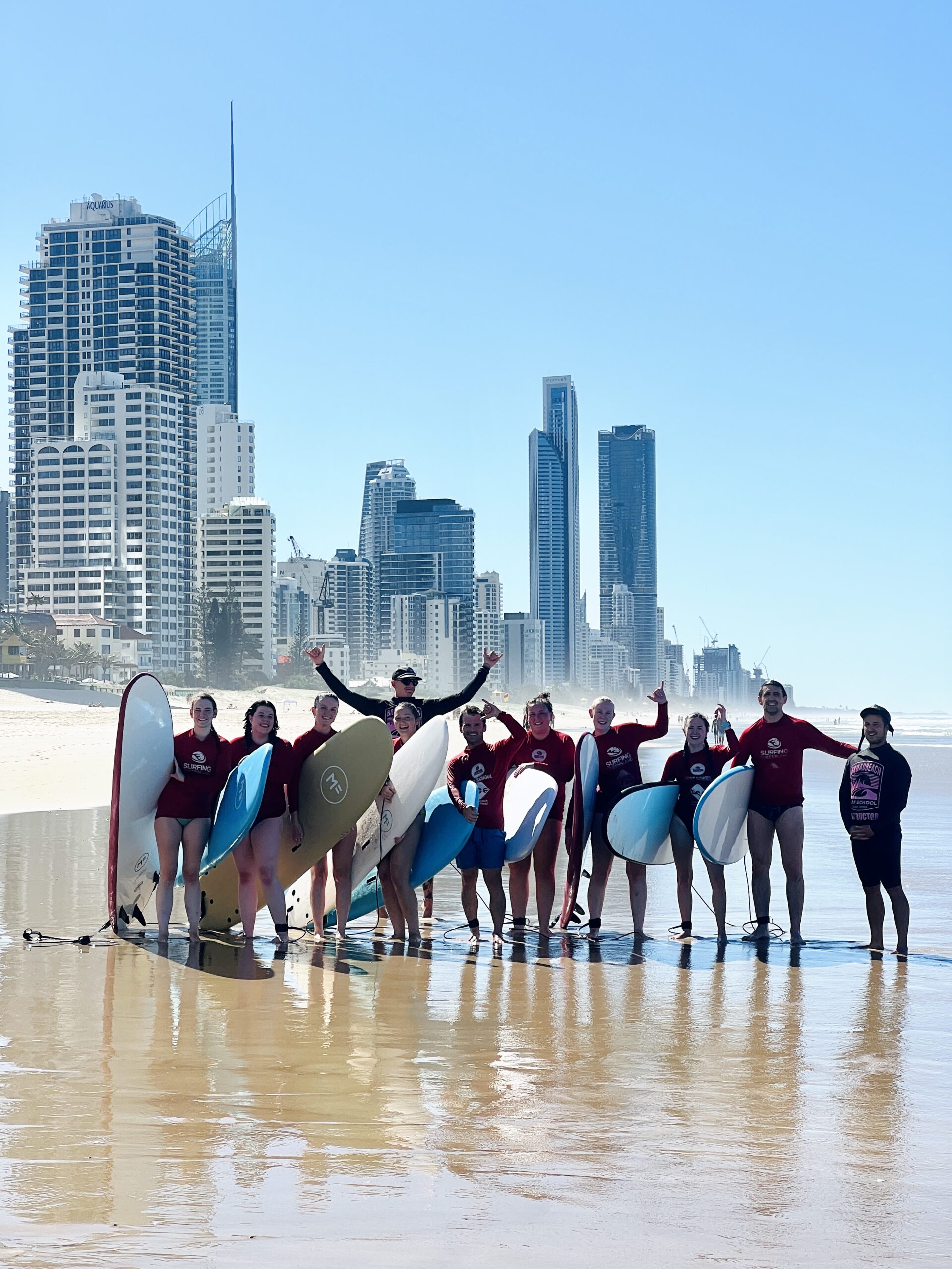 Broadbeach Surf School | Personal & group surfing lessons on Broadbeach ...